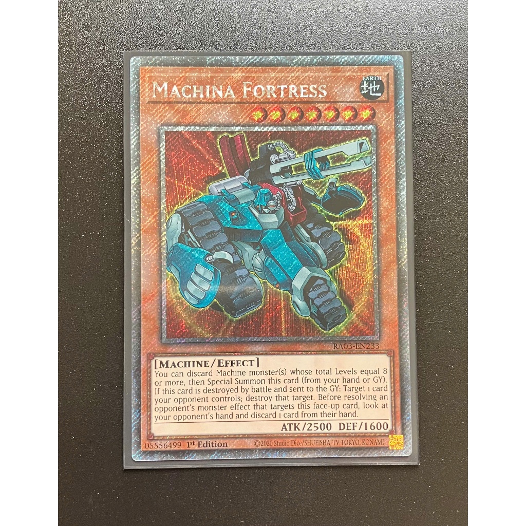 YMS - [Thẻ bài Yugioh] - [TCG-UK] - RA03-EN233 - Machina Fortress - Platinum Secret Rare 1st ...