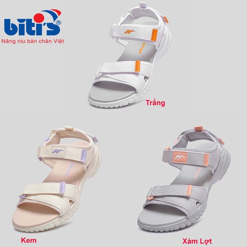 Dép Sandal Bitis Hunter Nữ 3 Màu Mới Nhất HEW000901KEM, HEW000901TRG ...