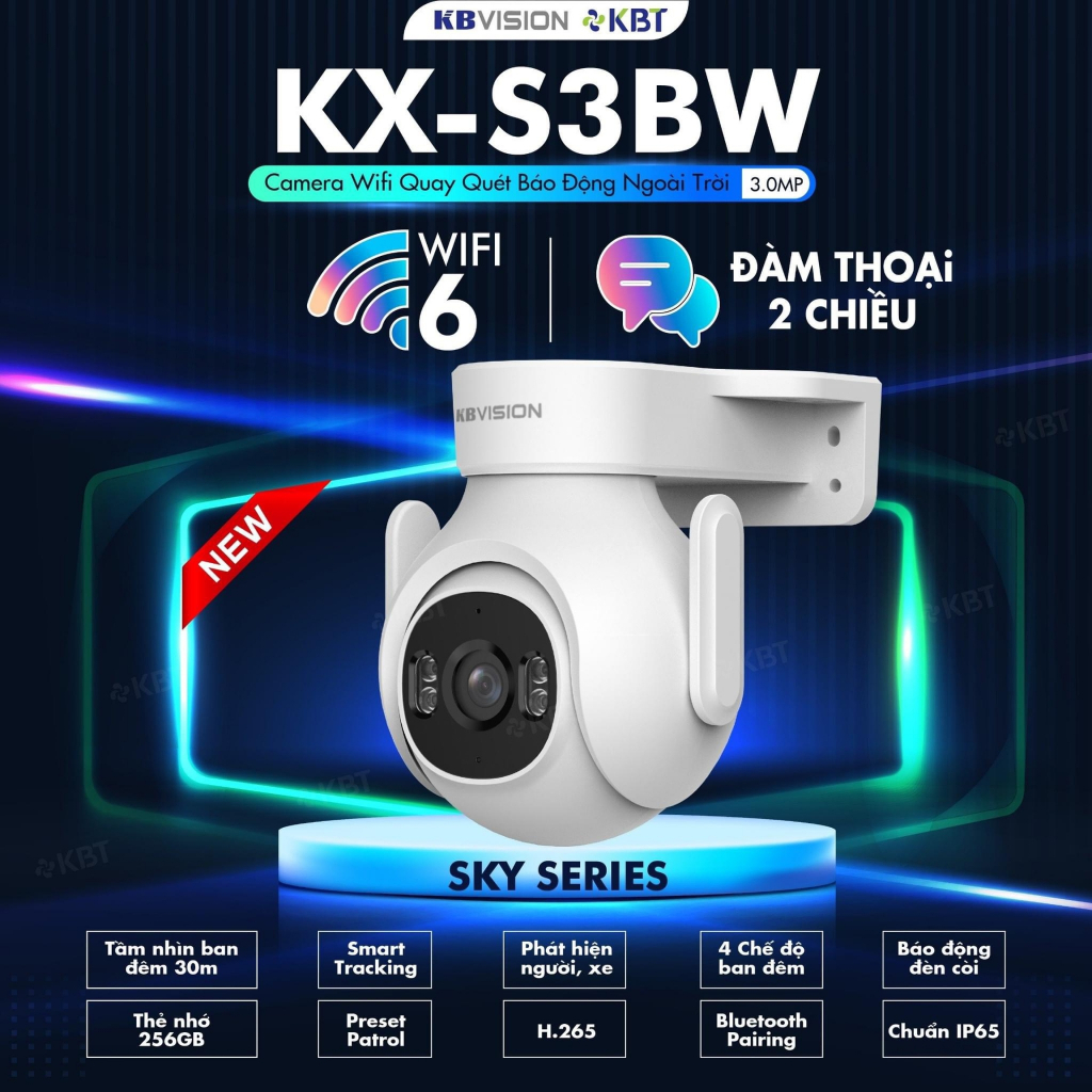 Camera wifi ngoài trời IP Speed Dome 2.0MP KX-S3BW KX-AF2016WPN-AL | KX ...