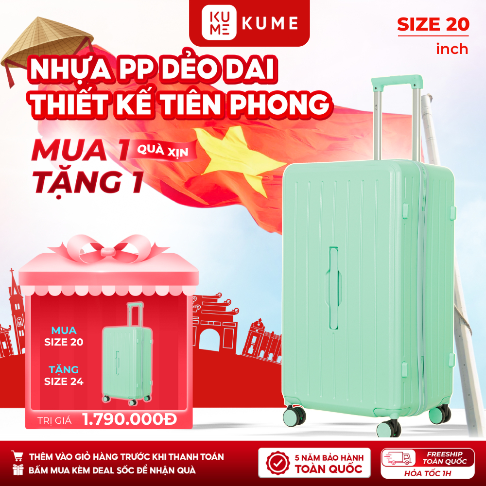 Vali KUME - KIGIN Linex KG810, SIZE 20/24/28 - Nhựa ABS + PC, Khóa Số ...