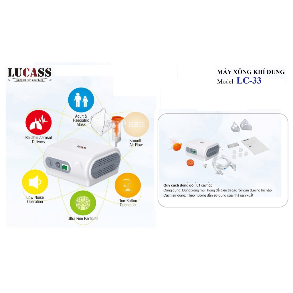 Máy xông khí dung lucass LC 33 công ty | Shopee Việt Nam