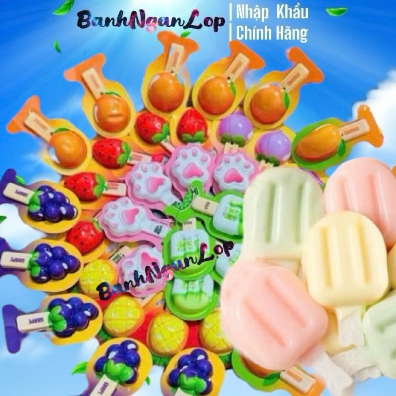 Thạch Sữa Chua Mix Vị 1KG , Thạch Que Kem, Thạch Chân Meo Trái Cây 3D ...