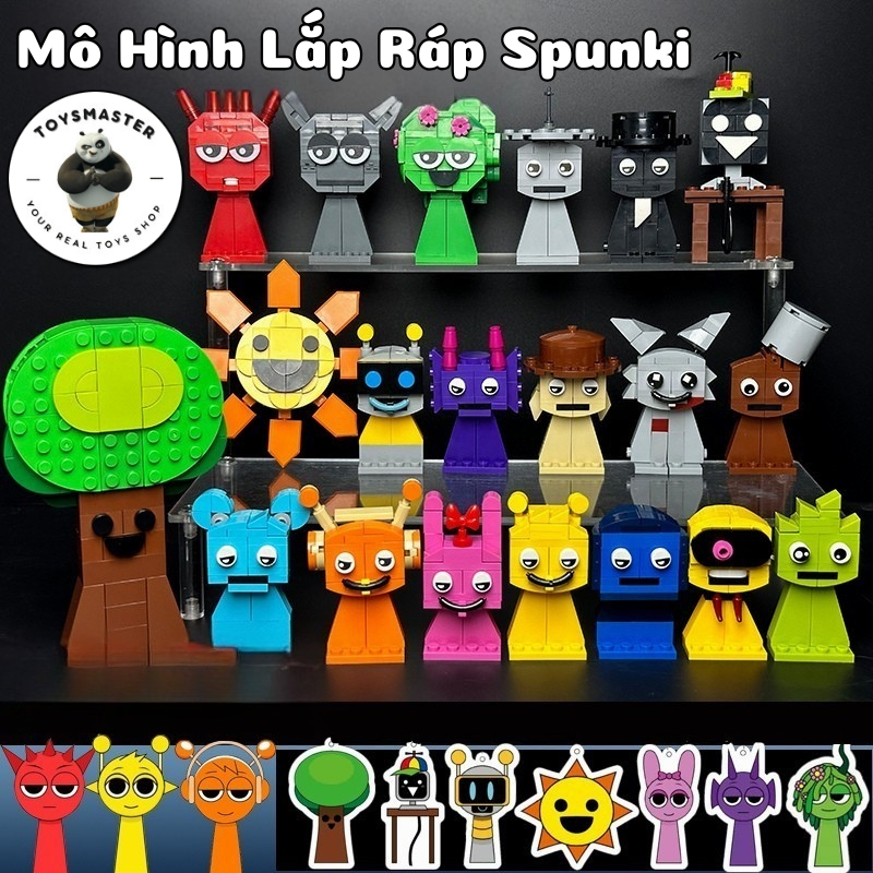 Set 20c / 10c / 9c / 8c / 7c Đồ Chơi Lắp Ráp Mô Hình Sprunki Incedibox ...