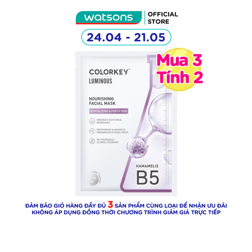 Mặt Nạ Dưỡng Da Colorkey Nourishing Facial Mask 25ml | Shopee Việt Nam