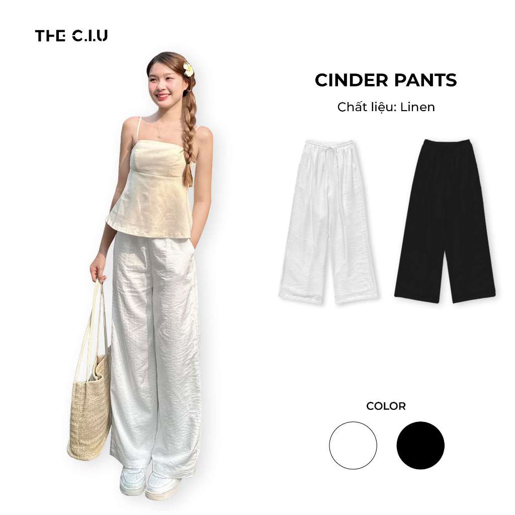 Quần dài lenin THE C.I.U - Cinder Pants | Shopee Việt Nam
