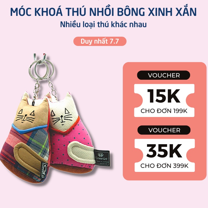 Móc Khoá Thú Bông KYMVIET Craft Bền Đẹp, Xinh Xắn, Thiết Kế Độc Đáo ...
