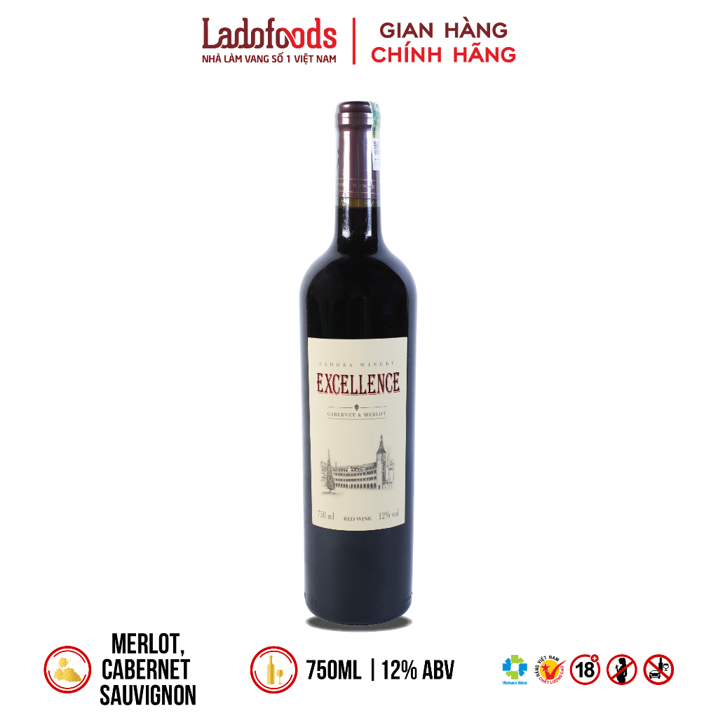 Vang Excellence Red Wine 750ML | Shopee Việt Nam