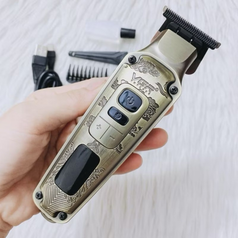 freeship Tông đơ chấn viền mài chuốt VGR 901 - tăng tốc pin khoẻ lưỡi ...