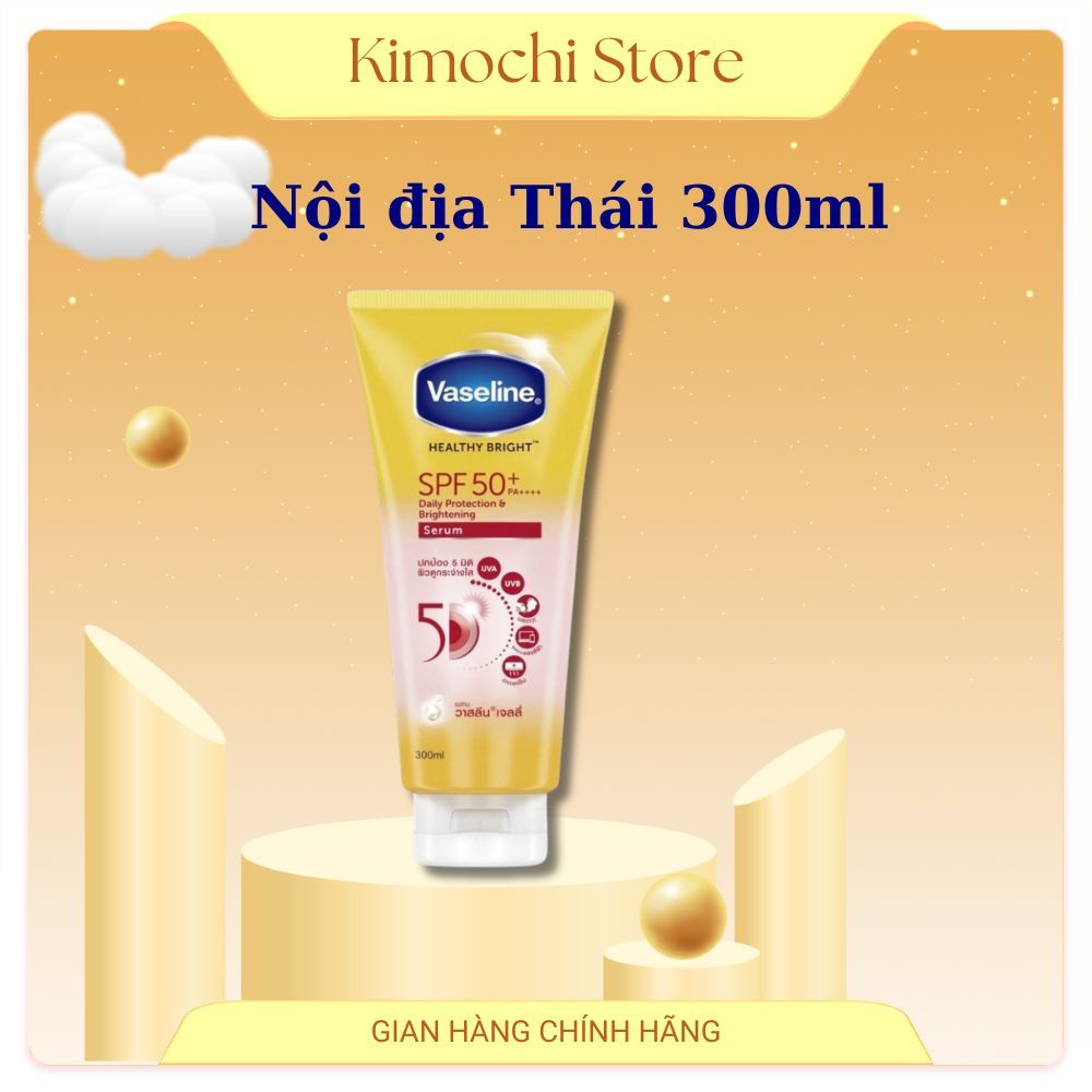 Kem chống nắng body Vaseline 50X SPF 50 PA++Thái Lan mẫu mới nhất bật tone da hồng hào 300ml ...