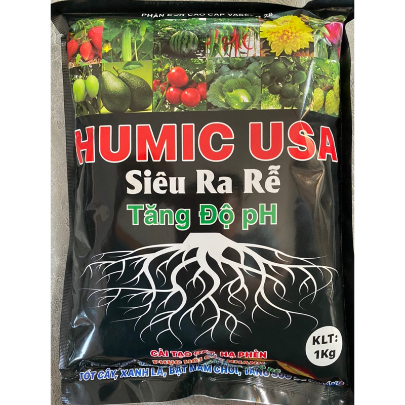 HUMIC USA gói 1kg 70% humic và các vi lượng sản phẩm dùng cho tất cả ...