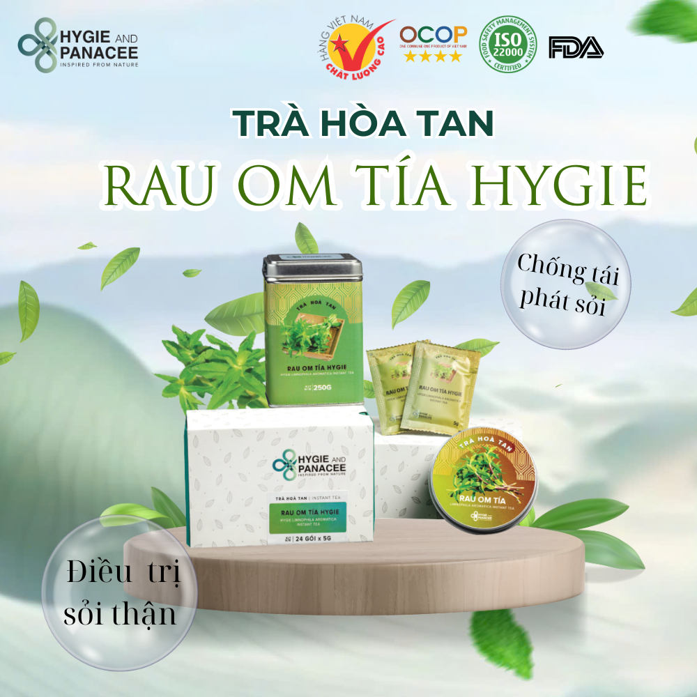 Trà Rau Om Tía Hygie 50g/150g thanh nhiệt, giải độc, detox cơ thể ...