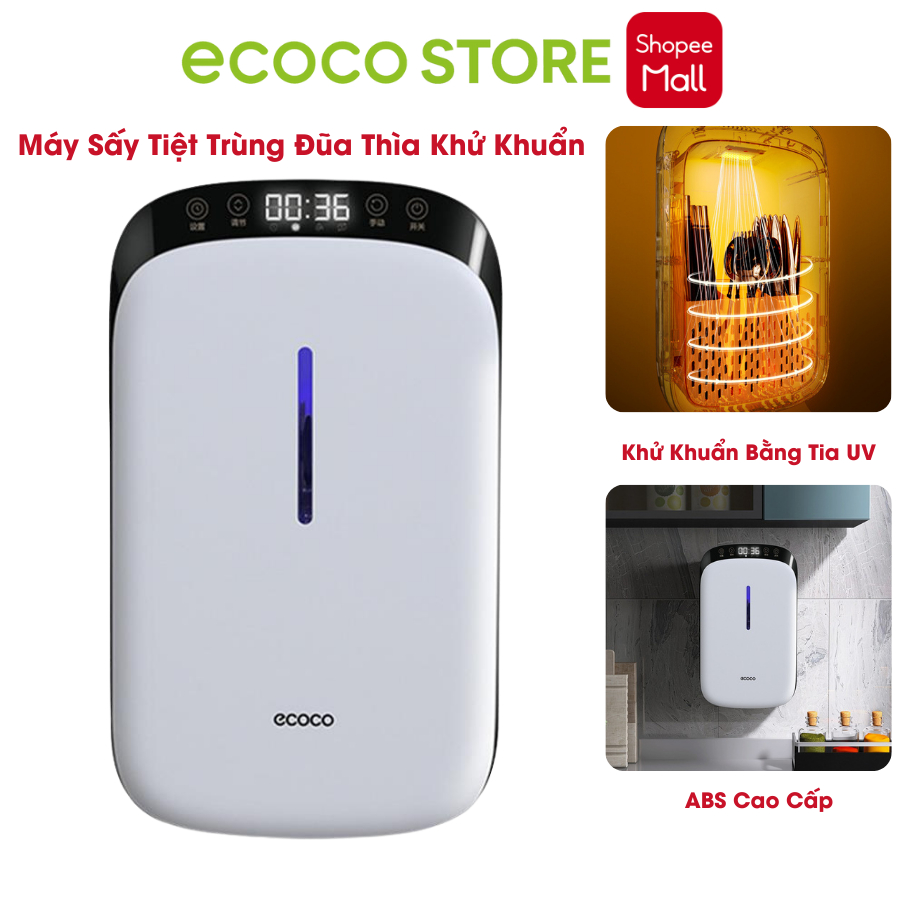Máy Sấy Tiệt Trùng Đũa Thìa Khử Khuẩn Nhà Bếp ECOCO chống giật | Shopee Việt Nam