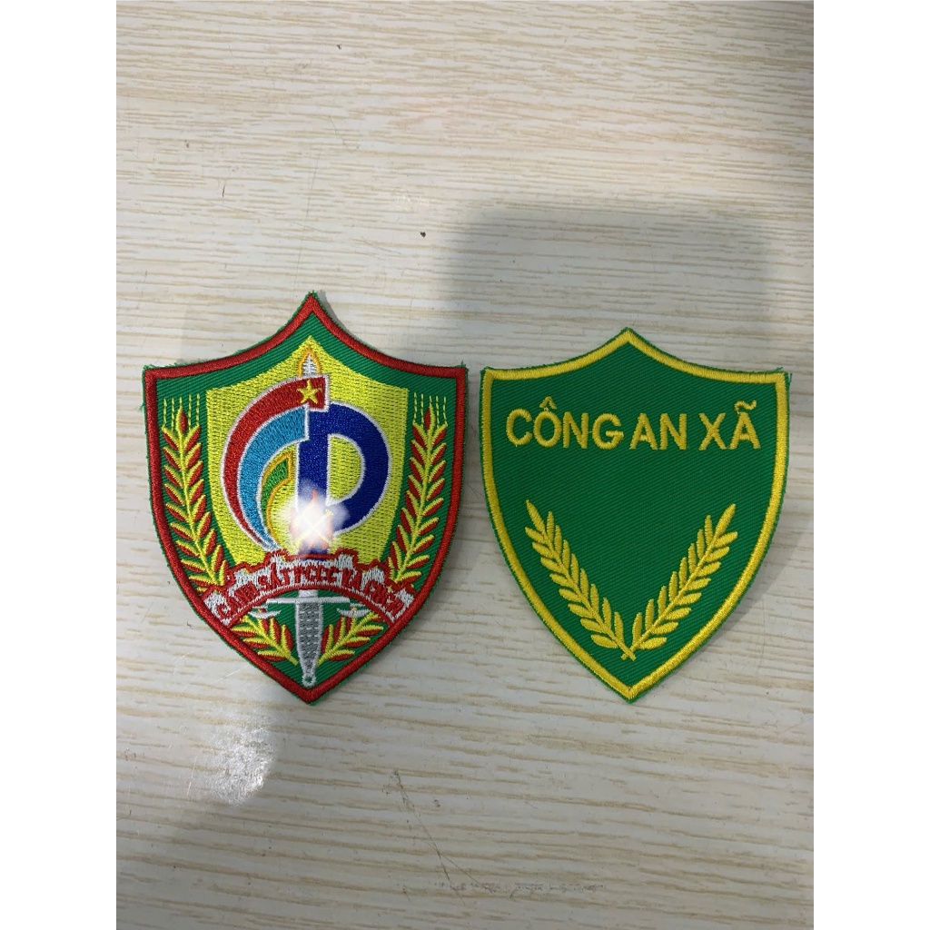 Logo vải CS PCCC, Công An Xã, BẢNG TÊN | Shopee Việt Nam