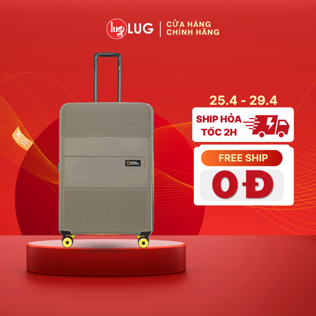 Vali Du Lịch LUG National Geographic S20/S24/S28 N221HA Nhựa PP Chống ...