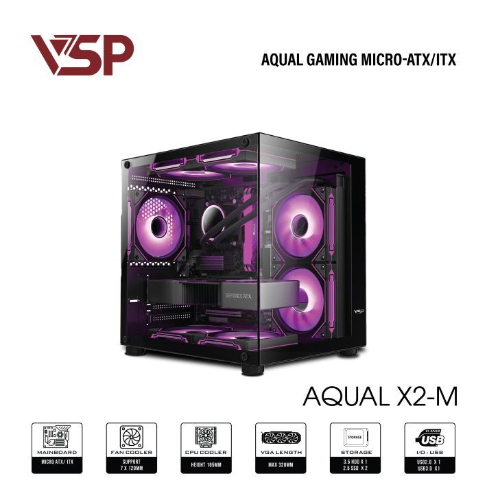 Vỏ Case VSP AQUAL X2 - M BLACK | Shopee Việt Nam