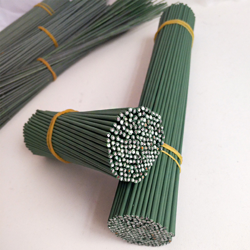 Que kẽm làm hoa kẽm cành que kẽm bọc nhựa xanh dài 40 cm, 30 cm ,20 cm | Shopee Việt Nam