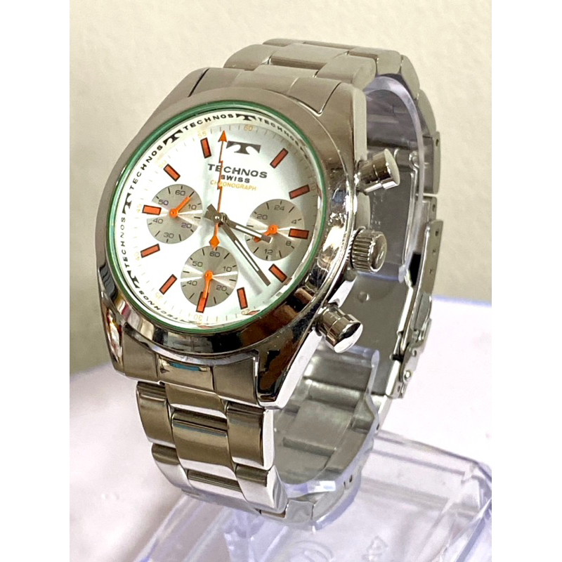 Đồng hồ TECHNOS Japan chính hãng 6 kim size-38 | Shopee Việt Nam