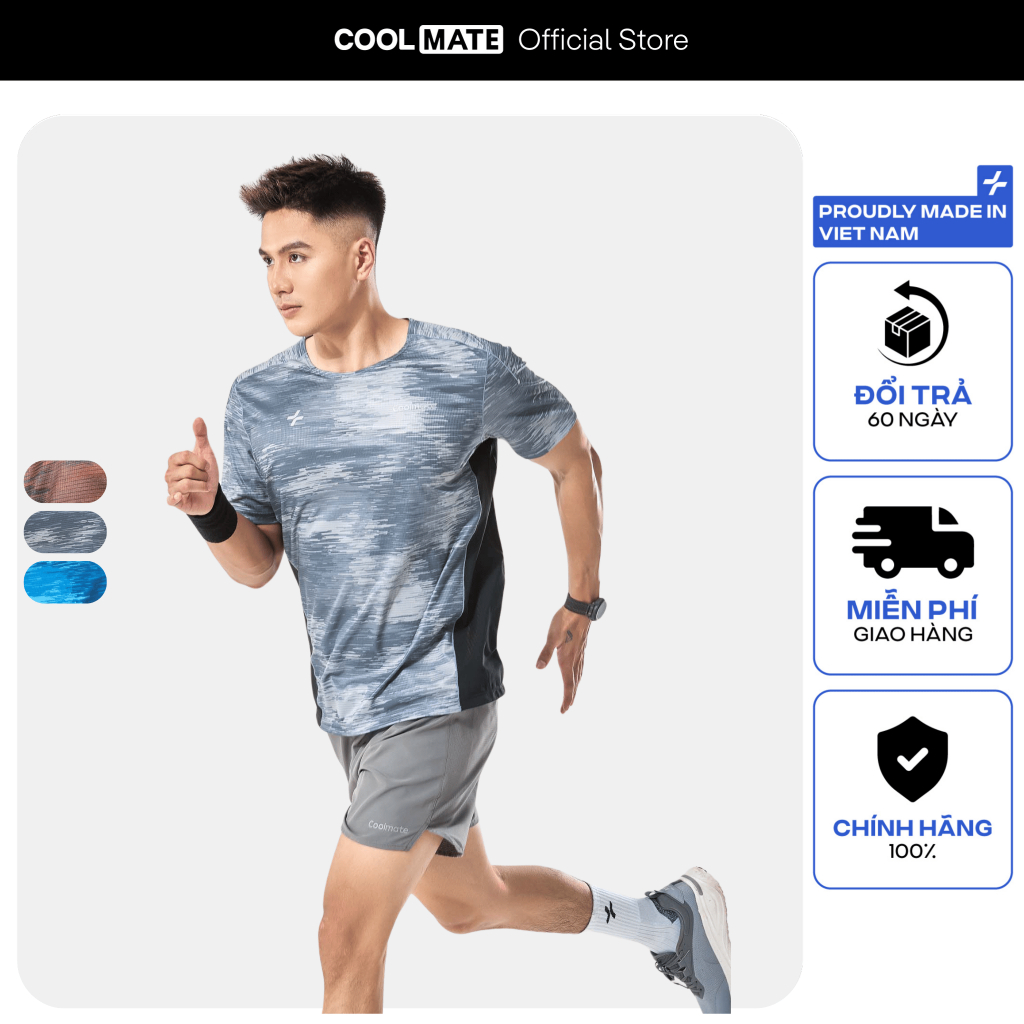 Áo thun chạy bộ Advanced Vent Tech Graphic Camo - Coolmate | Shopee ...