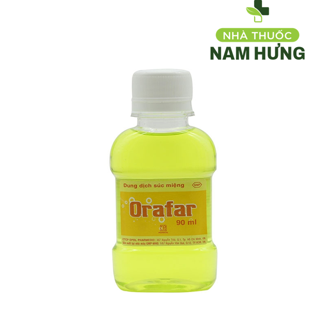 Dung dịch súc miệng Orafar Pharmedic sát trùng miệng khi nhổ răng, sưng nướu răng, viêm họng ...