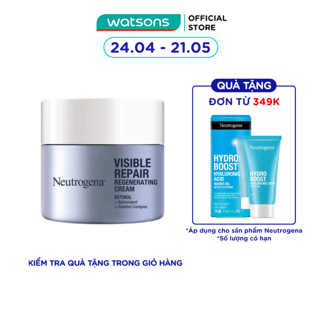 Kem Dưỡng Neutrogena Visible Repair Regenerating Cream 50g | Shopee ...