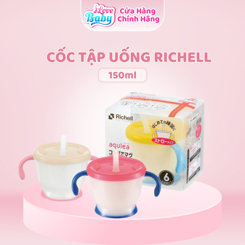 CỐC TẬP UỐNG 3 GIAI ĐOẠN RICHELL 150ml | Shopee Việt Nam