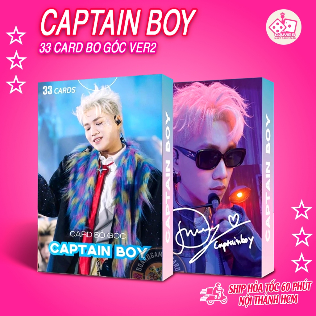 Ảnh CAPTAIN BOY Anh Trai Say Hi 33 Tấm Ảnh có chữ ký - Photocard Hình ...