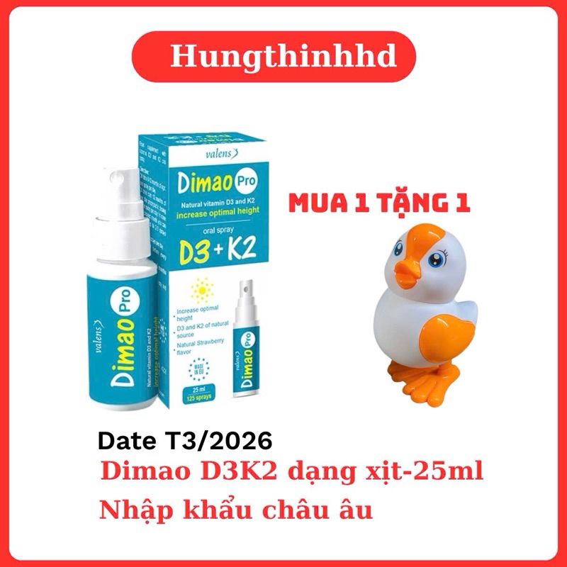 (Date T3/2026)Dimao pro D3 K2 ,hỗ trợ tăng chiều cao Valens Dimao pro ...