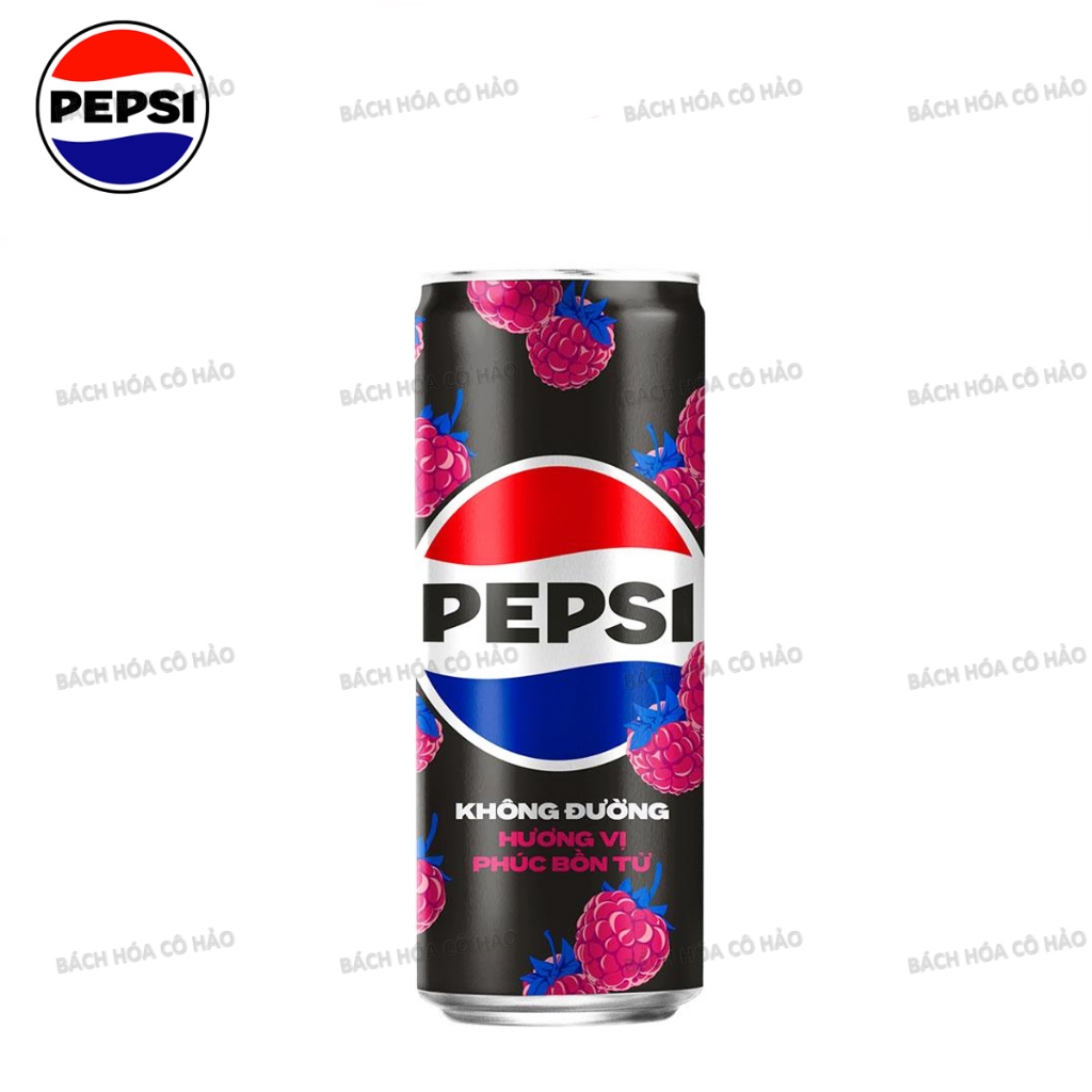 LỐC 6 LON NƯỚC NGỌT VỊ PHÚC BỒN TỬ KHÔNG ĐƯỜNG ZERO CALO PEPSI 320ML | Shopee Việt Nam