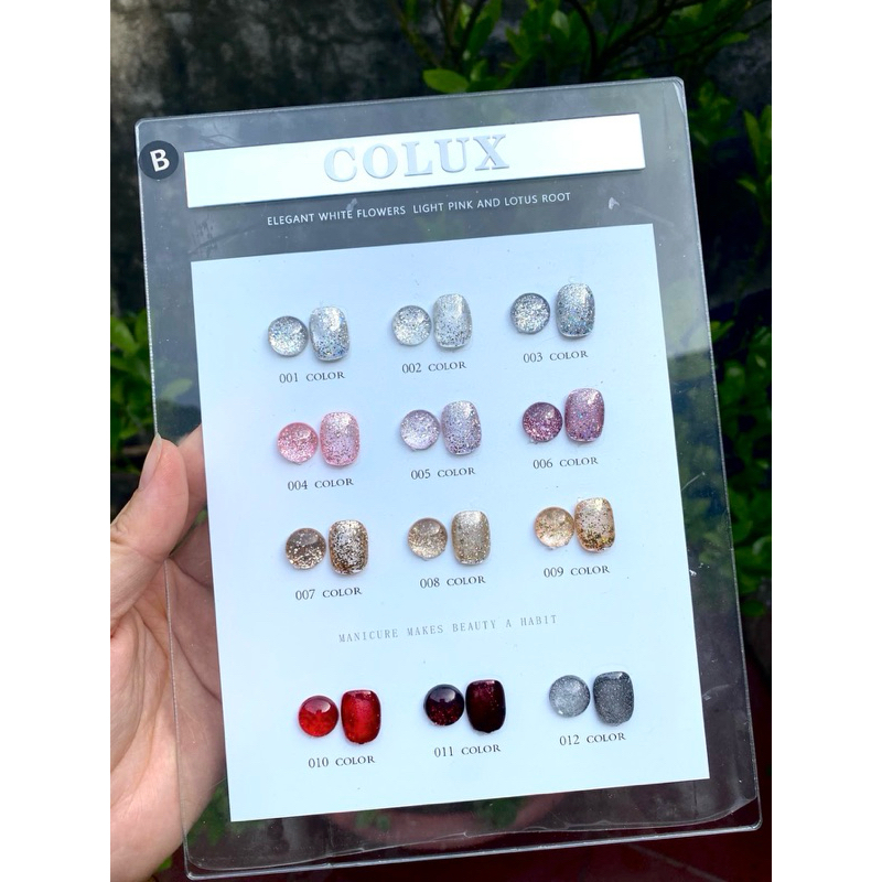 Set sơn gel colux 12 màu cao cấp, tặng kèm bảng màu, mjlo nail | Shopee ...
