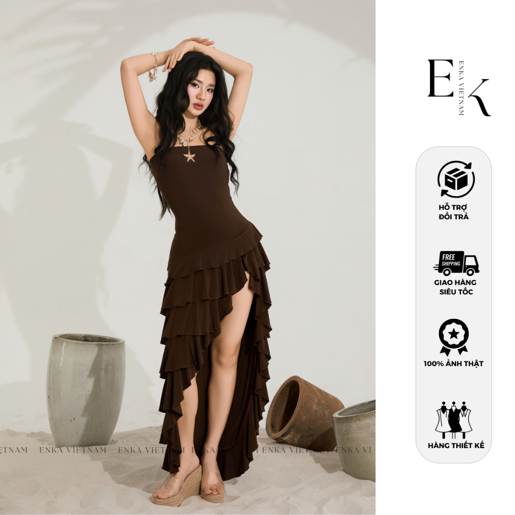 [TẶNG QUẦN BẢO HỘ] Đầm Body xoè tầng LION DRESS, đầm dáng dài ôm Body tôn dáng, đầm Body xẻ tà ...