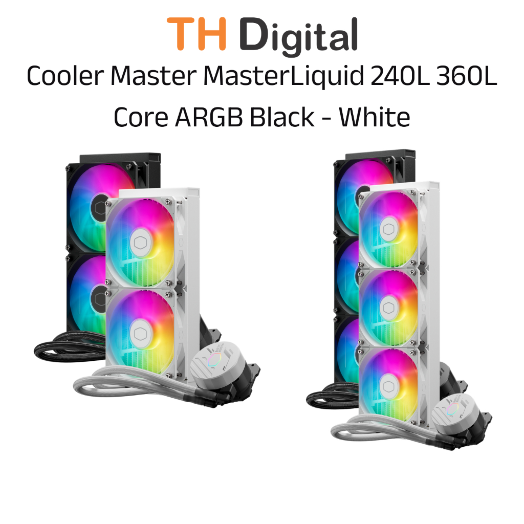 Tản nhiệt nước Cooler Master MasterLiquid 240L 360L Core ARGB Hàng ...