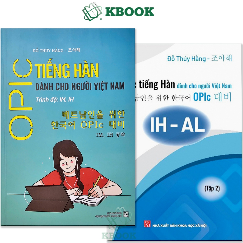 Sách - OPIC Tiếng Hàn dành cho người Việt Nam trình độ IM-IH-AL (Tập 1+2) - Đỗ Thúy Hằng ...