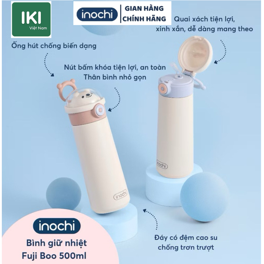 Ikishop_Bình giữ nhiệt FUJI BOO 500ML INOCHI- FUJI BEAR 560ML- FUJI BELL 900ML | Shopee Việt Nam