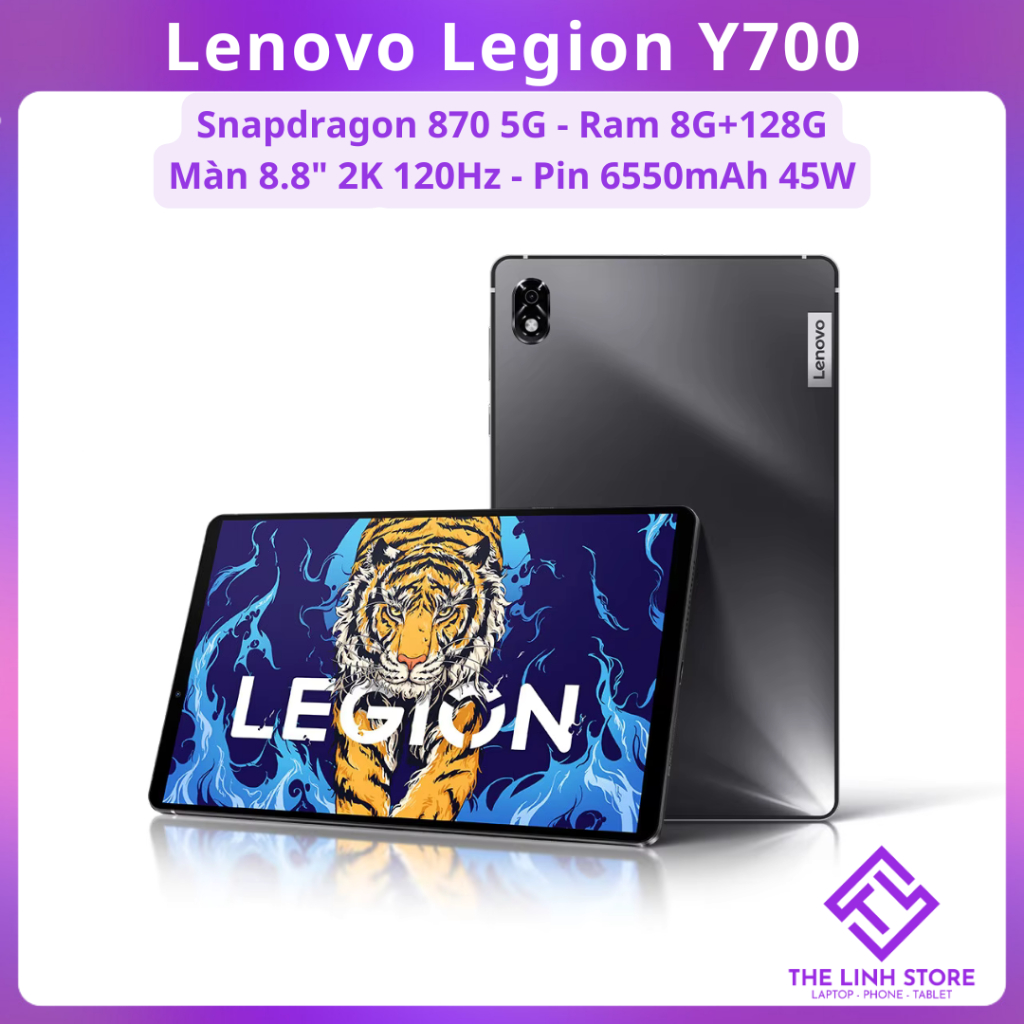 Máy tính bảng Lenovo Legion Y700 - Snapdragon 870 5G Màn 8.8 inch 2K 120Hz | Shopee Việt Nam