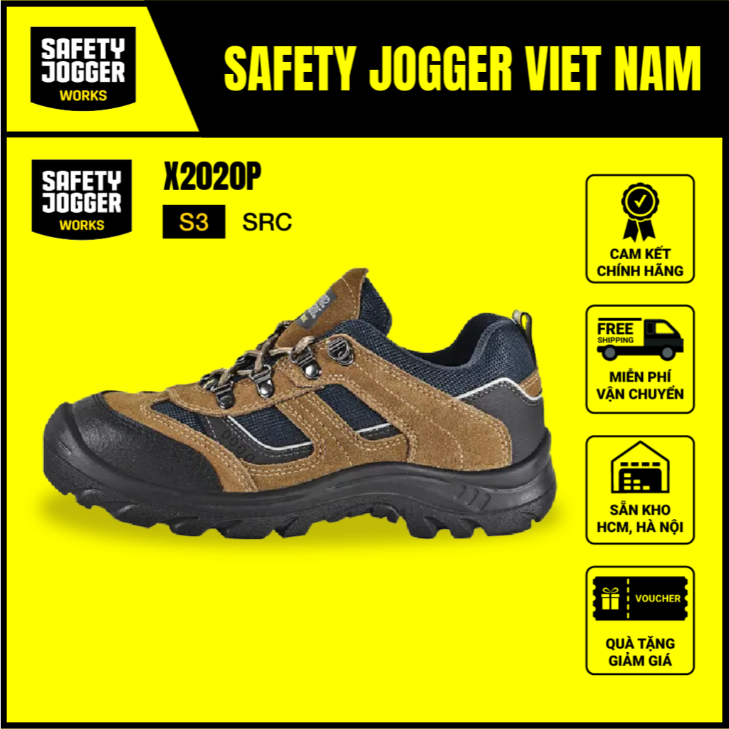 [CHÍNH HÃNG] Giày Bảo Hộ Safety Jogger X2020P S3 SRC, Thoáng Khí, Chống ...