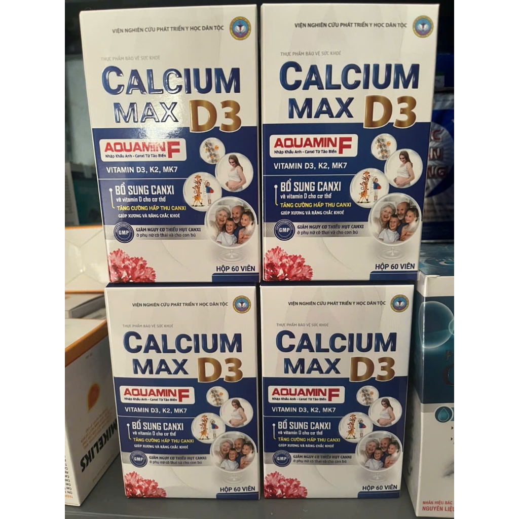 Canxi Hữu Cơ Calcium Max D3 - Canxi Từ Tảo Biển Đỏ | Shopee Việt Nam