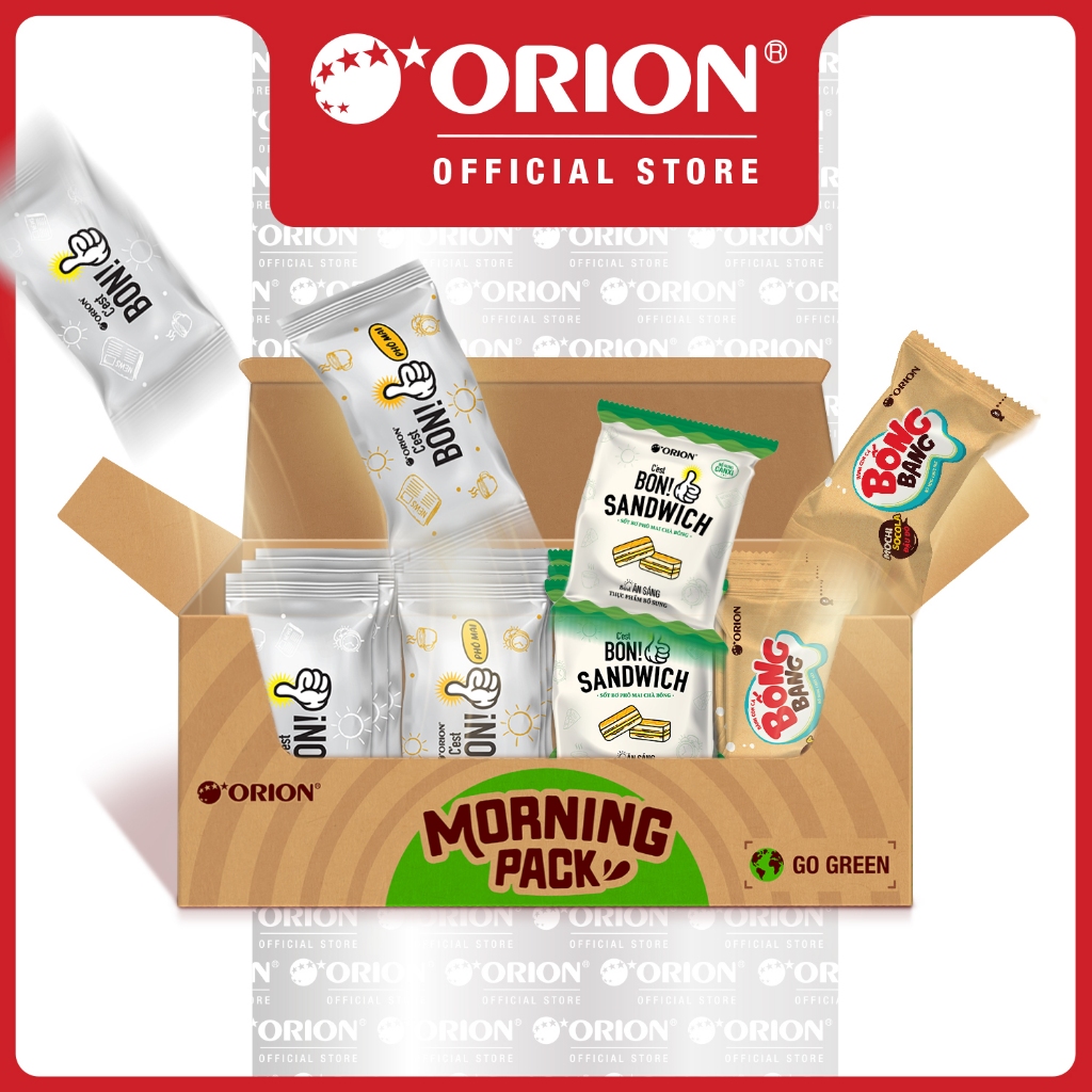 [ĐỘC QUYỀN] HỘP BÁNH ĂN SÁNG ORION MIX 4 VỊ | Shopee Việt Nam