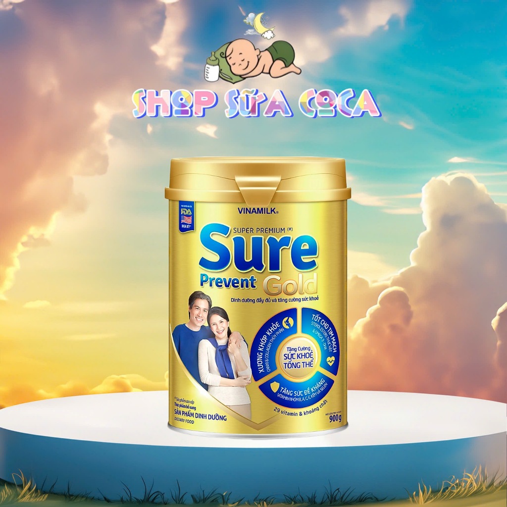 Sữa bột Vinamilk Sure Prevent Gold 900gr | Shopee Việt Nam