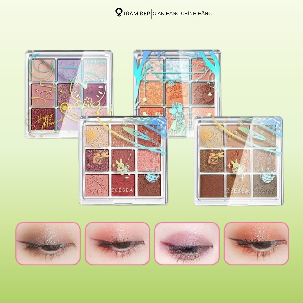 Bảng Phấn Trang Điểm Mắt Zeesea 9 ô Dreamland Eyeshadow (10g) | Shopee Việt Nam