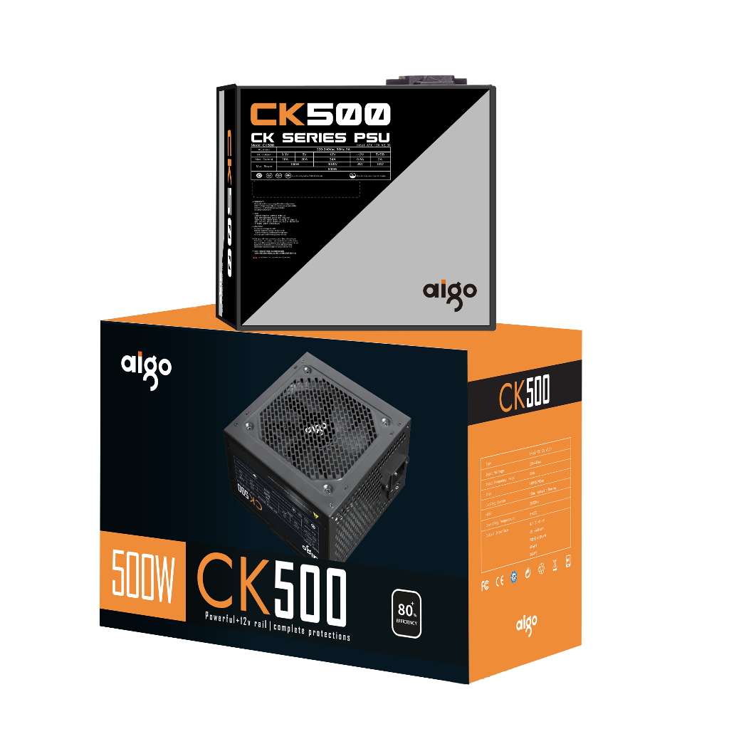 BỘ NGUỒN MÁY TÍNH AIGO MODEL CK500 500W | Shopee Việt Nam