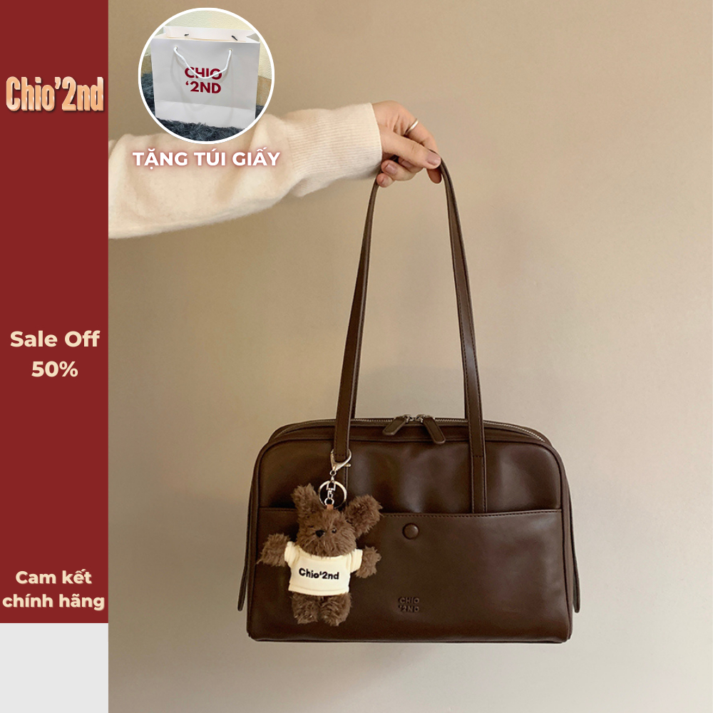 (Sẵn) Túi Xách Nữ Chio2nd Vải Cao Cấp Mẫu Mới, Túi Trống Đeo Vai Nữ Kèm Charm Hot 2024 C69 ...