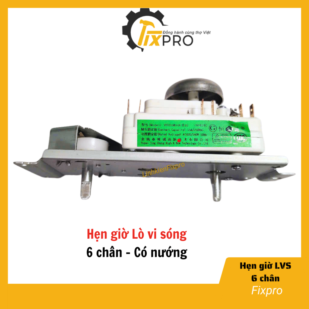 Bộ Hẹn Giờ Lò Vi Sóng Có Nướng 6 chân Midea chính hãng Bộ Timer lò vi sóng 6 chân có nướng ...