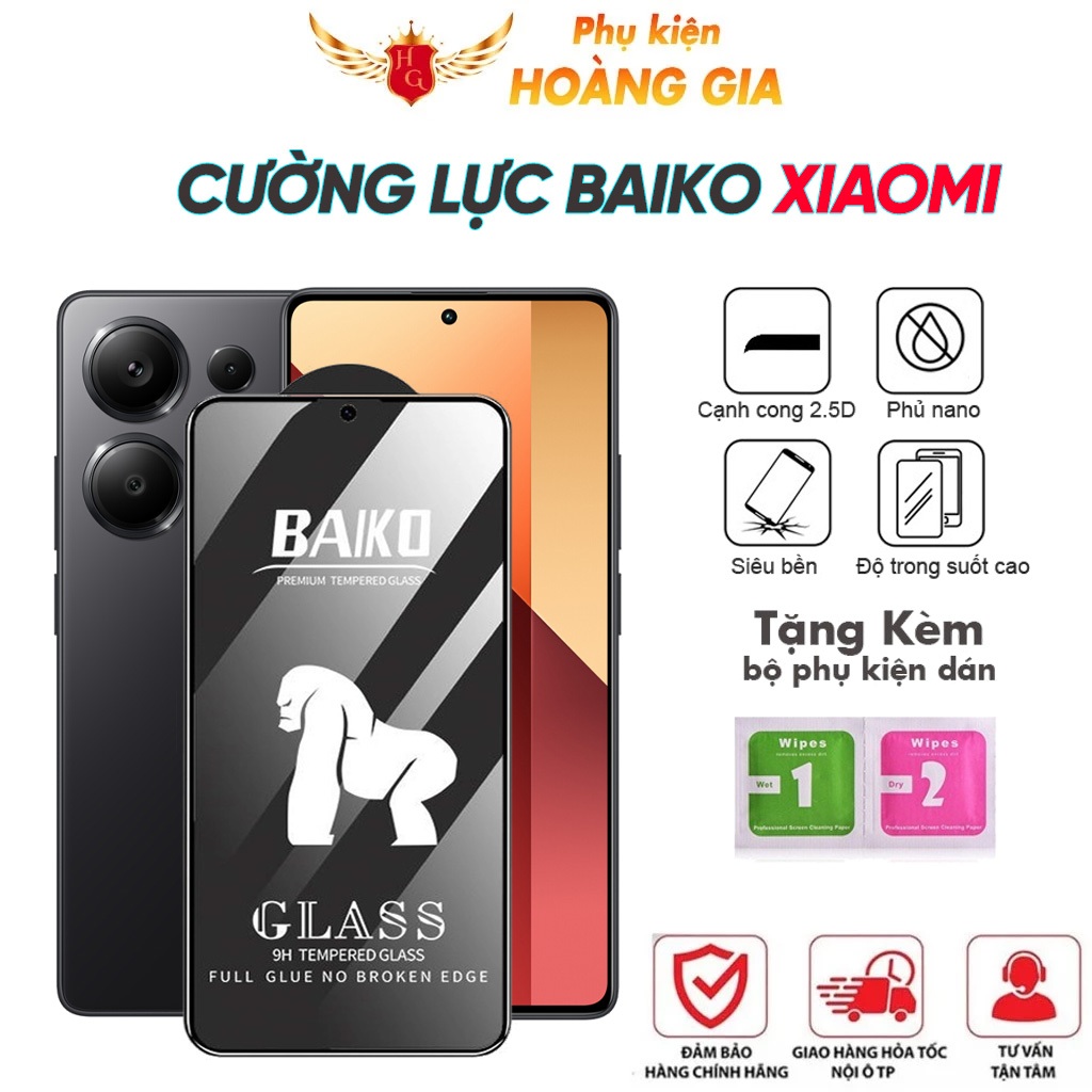 Kính cường lực Redmi K60 K50 Gaming K40 K30 Pro K40 Pro K50 K40 Pro+ Note 12 12C A2+X4Pro 5G ...