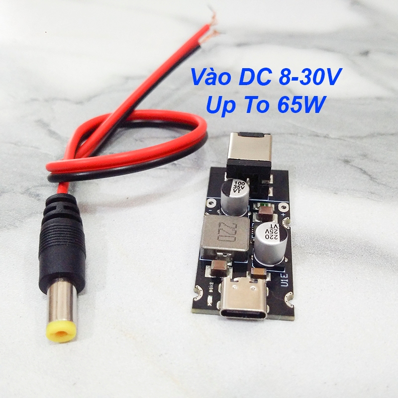 Mạch sạc nhanh 65W Giao diện Type-C PD3.1 Sạc nhanh PPS QC3.0 SCP, Điện áp Vào DC 8-30V | Shopee ...