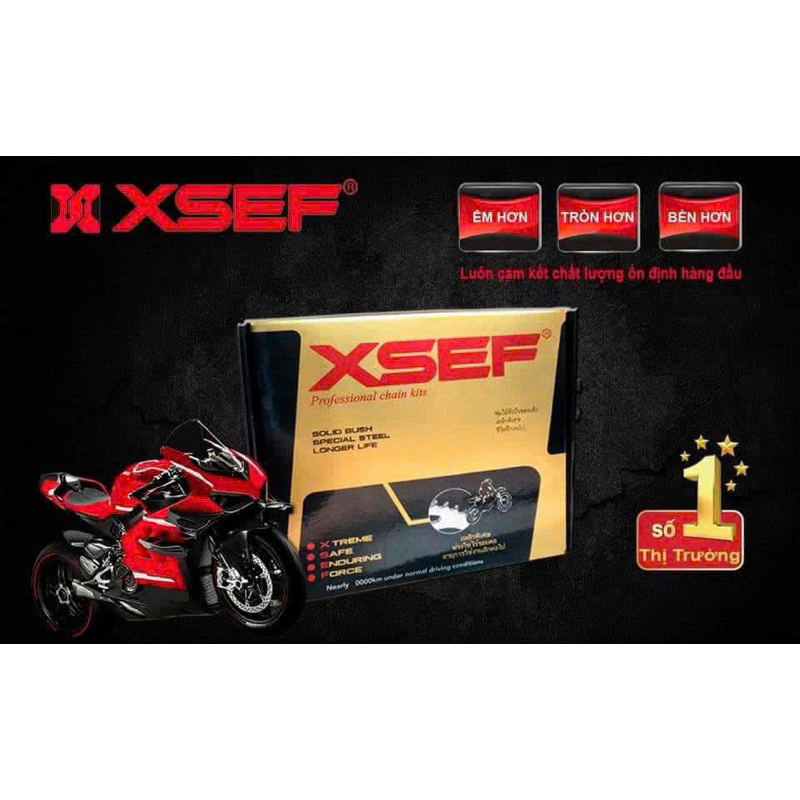 NSD nhông sên dĩa XSEF Thailand đủ loại xe bảo hành 20.000km | Shopee ...