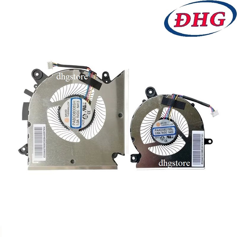 Fan quạt tản nhiệt CPU-GPU laptop MSI GF65 Thin 9SD 9SE 9SX 10SX 9SEXR ...