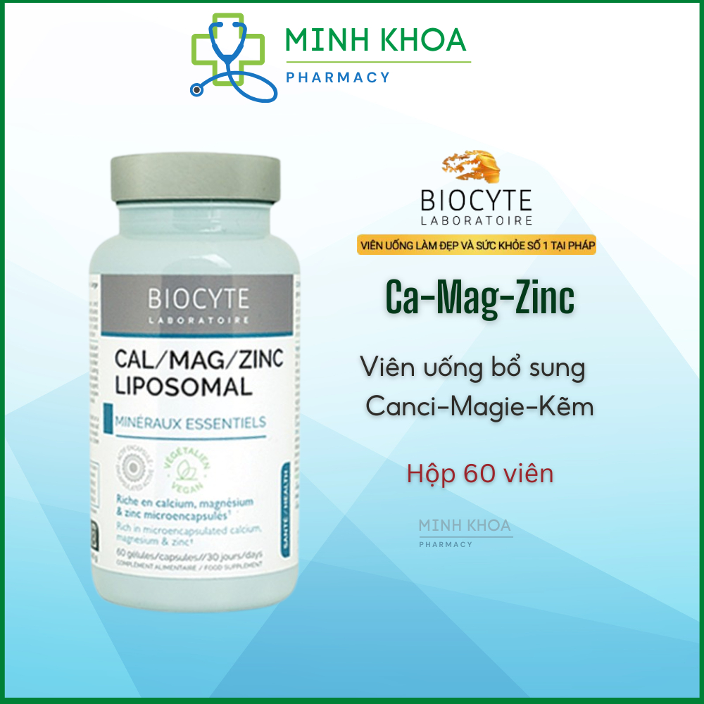 Cal/mag/zinc Liposomal - Viên uống bổ sung Canxi – Magie – Kẽm công nghệ Liposome - B20 hãng ...