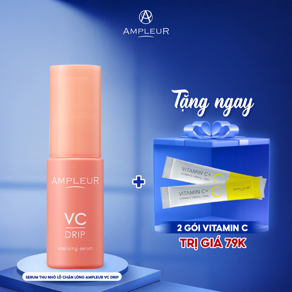 Tinh chất dưỡng lỗ chân lông AMPLEUR VC DRIP 30ml Nhật Bản | Shopee Việt Nam