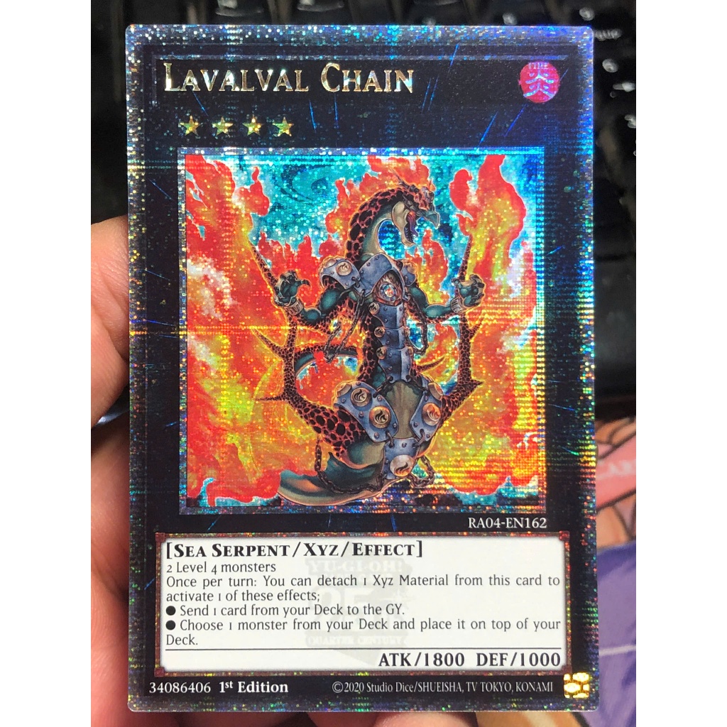 [KW2 Yugioh] [EN-UK] [Nice Art] Thẻ bài Lavalval Chain - RA04-EN162 - Quarter Century Secret ...