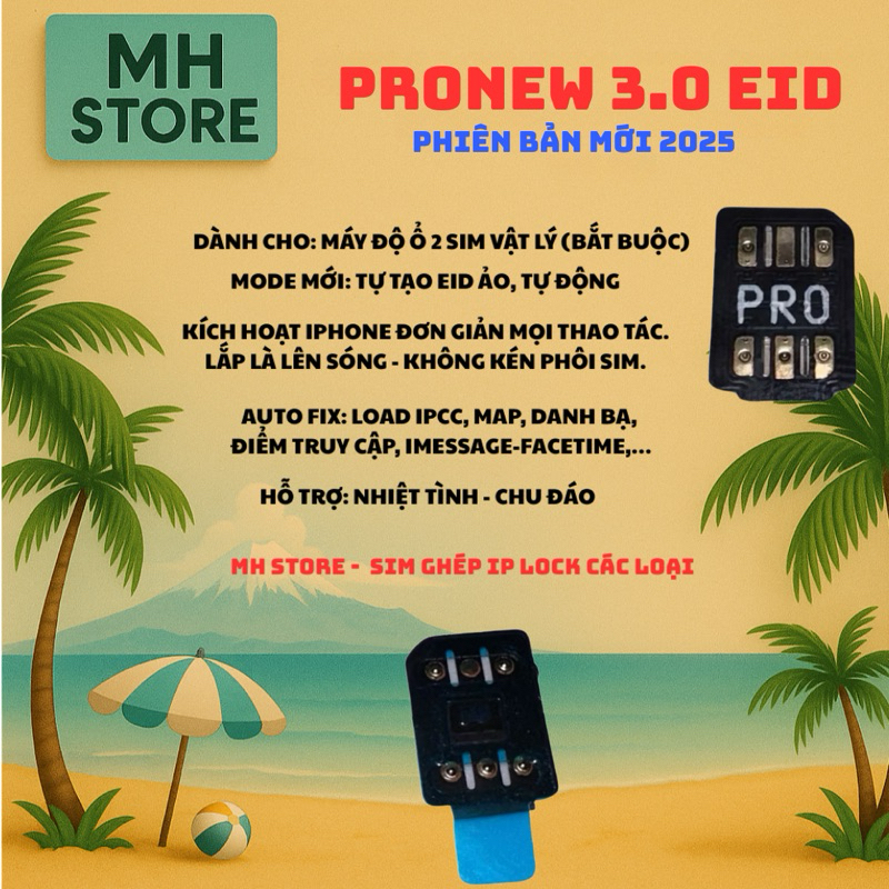 Sim ghép pronew 3.0 eid / Sim ghép heicard pro eid v1.3 | Shopee Việt Nam